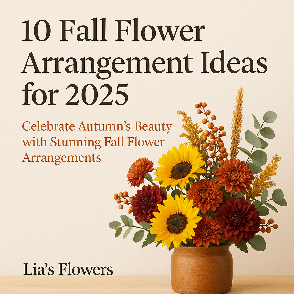 10 Fall Flower Arrangement Ideas for 2025 | Lia’s Flowers – Lia's ...